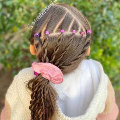 50 Super Cute Rubber Band Hairstyles for 2024 - My New Hairstyles
