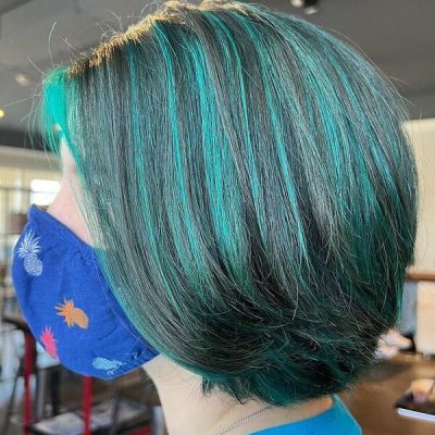 Blue Highlights: 50 Stunning Hair Color Ideas for Every Style - My New ...
