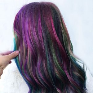 50 Elegant Galaxy Hair Color Ideas for Women in 2022
