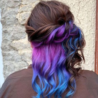 50 Elegant Galaxy Hair Color Ideas for Women in 2022