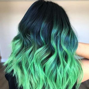 50 Stylish Green Ombre Hair Ideas for Women in 2022 | MNH