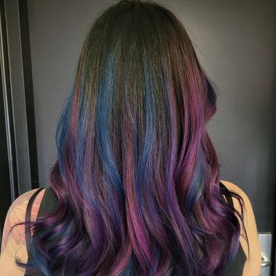 50 Elegant Galaxy Hair Color Ideas for Women in 2022